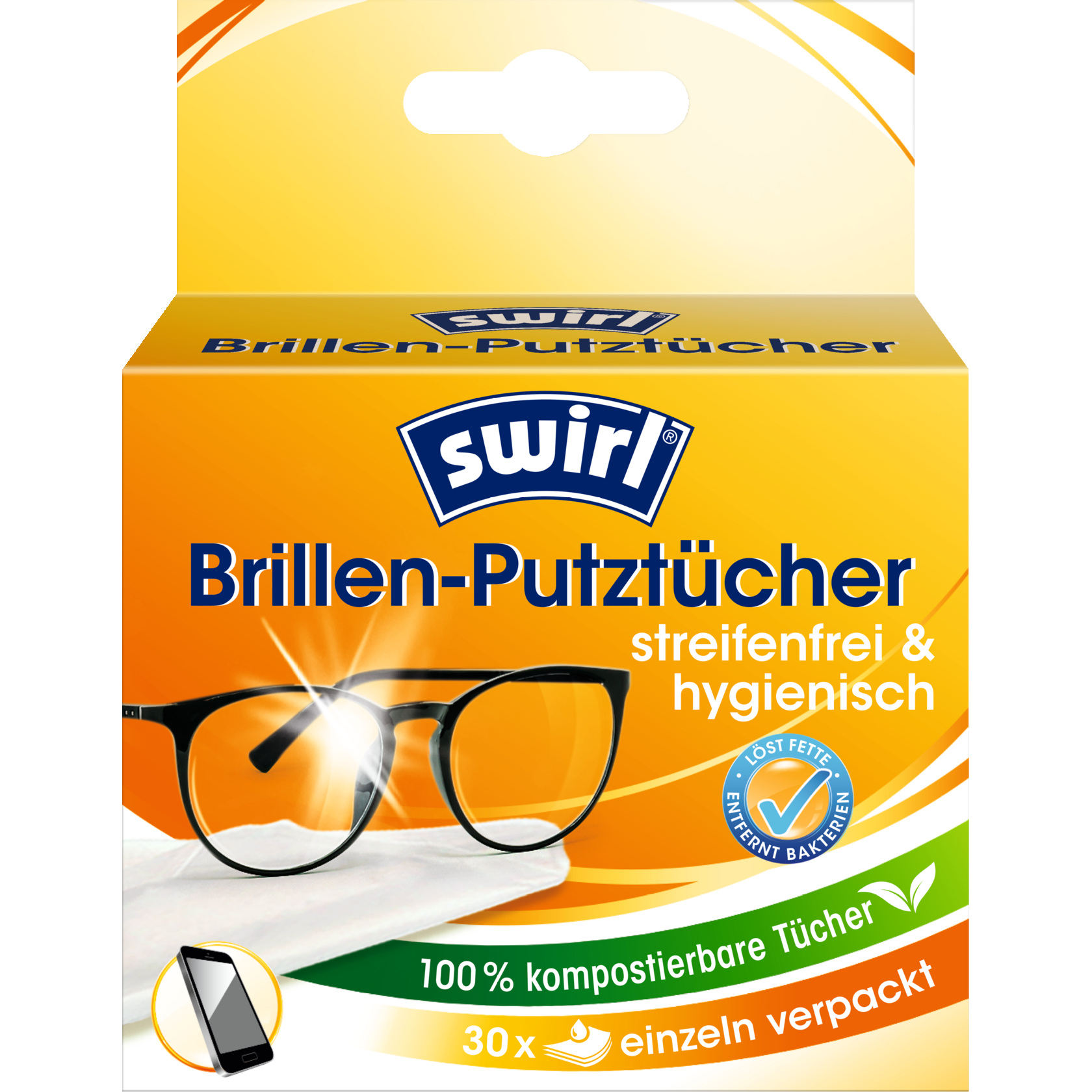 Swirl® | Brillen-Putztücher